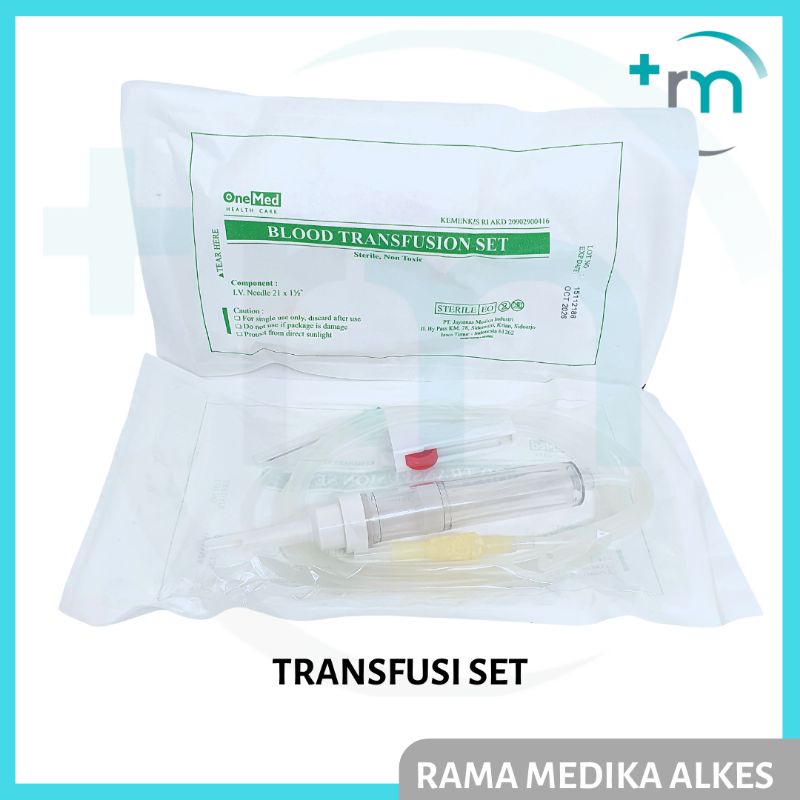 Jual Transfusi Set | Blood Transfusion Set Onemed (harga per pcs ...