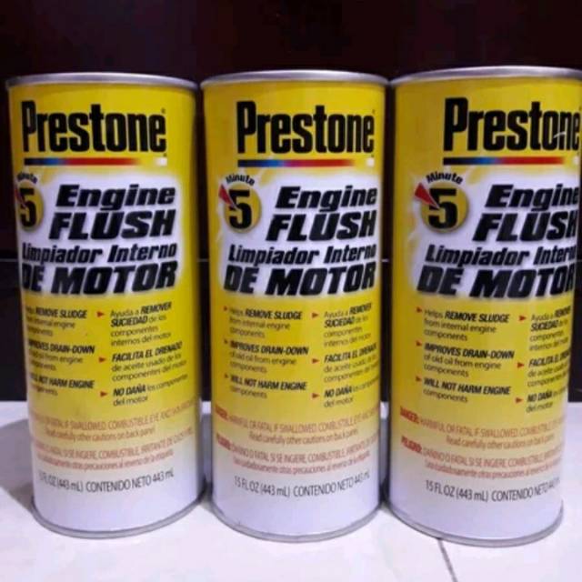 Jual Engine Flush Merk Prestone buat kuras oli dalam mesin | Shopee ...