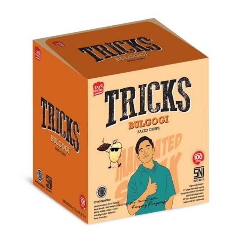 Jual Tricks Baked Crisp Potato Biskuit Kentang Isi 4 x 15 gram | Shopee ...