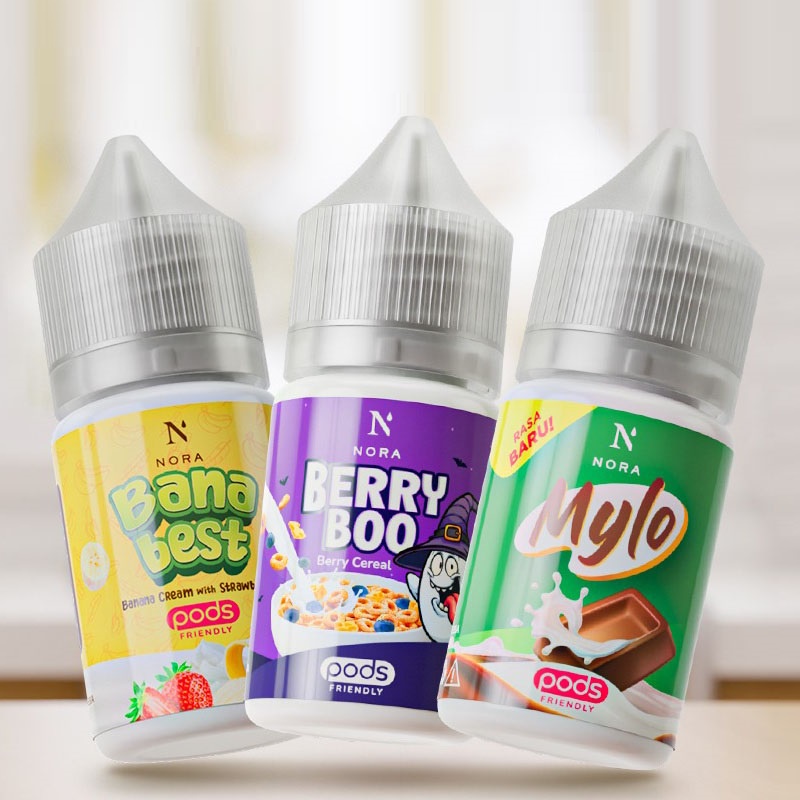 Jual Liquid Nora Berry Boo Bana beast manggaku Sirsak Mylo Maa Milk ...