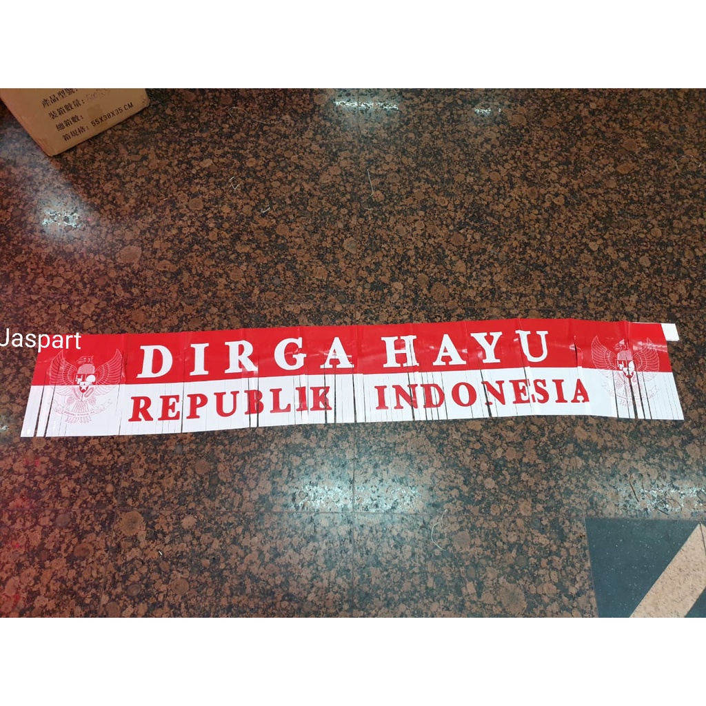 Jual TARIKAN HUT RI GARLAND MERAH PUTIH KEMERDEKAAN RI SLINGER HUT ...