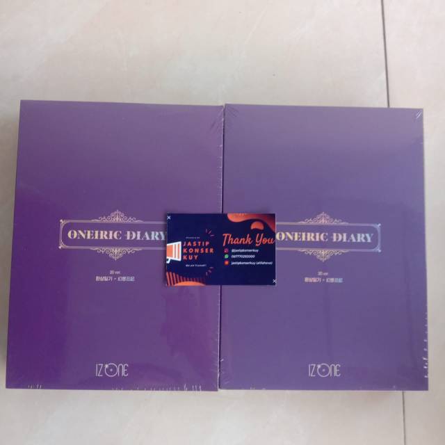 Jual [READY STOCK] Album IZ*ONE - Oneiric Diary (3D Ver.) + Poster | Shopee Indonesia