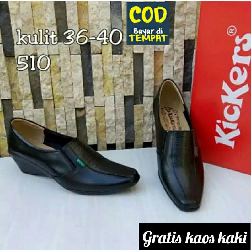 Jual Sepatu kickers - Sepatu Pantofel Wanita Cewe Formal Kerja Kantor ...