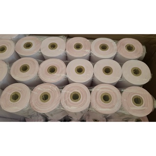 Jual WOYA Kertas Kasir Struk Paper Roll HVS NCR 2PLY 75x65mm POS ...