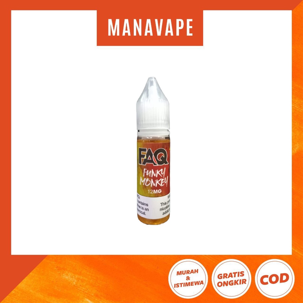 Jual FAQ FUNKY MONKEY PODS FRIENDLY 15ML | Shopee Indonesia