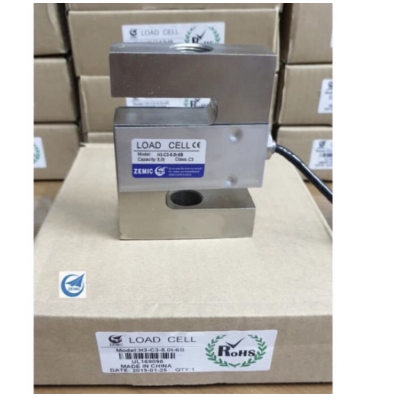 Jual Load Cell Zemic H3 5 Ton / Load Cell Zemic Tipe S Kapasitas 5 Ton ...
