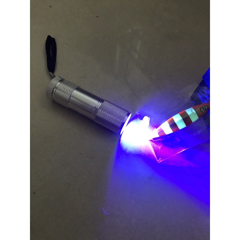 Jual Senter UV 9 / 12 LED Torch Firelock / TAFF Exclude Batterai ...