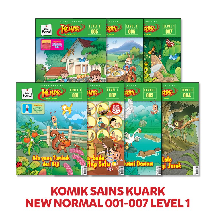 Jual KUARK Komik Sains MATERI OSK 2021 Edisi 1 sd. 7 Tahun XVII semua level | Shopee Indonesia