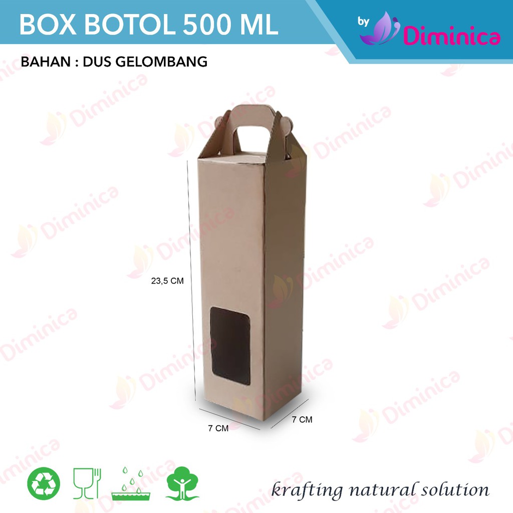 Jual Kardus Botol 500ml/Kardus Hampers Botol 500ml | Shopee Indonesia