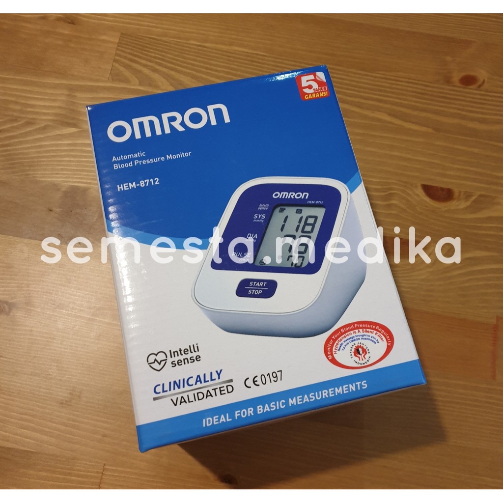 Jual TENSIMETER DIGITAL OMRON HEM-8712 GARANSI RESMI 5 TAHUN / HEM 8712 ...