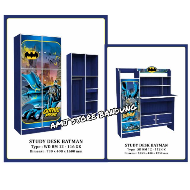 Jual Kamar set anak cowok karakter Batman Murah Bandung Free ongkir ...