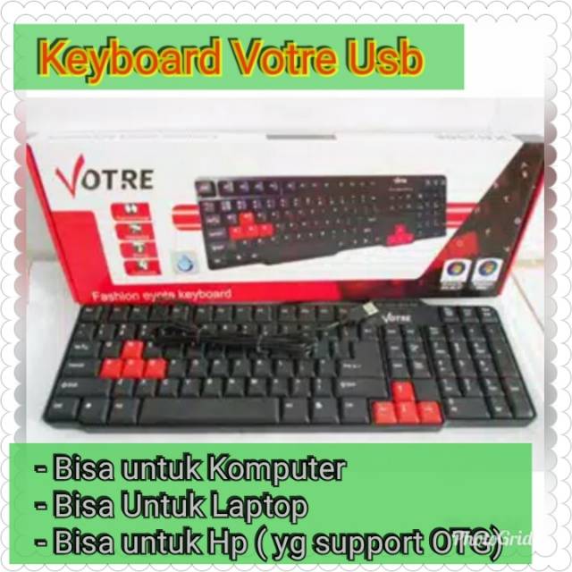 Jual Keyboard Votre Usb Keyboard External PC Laptop Toko di Semarang ...