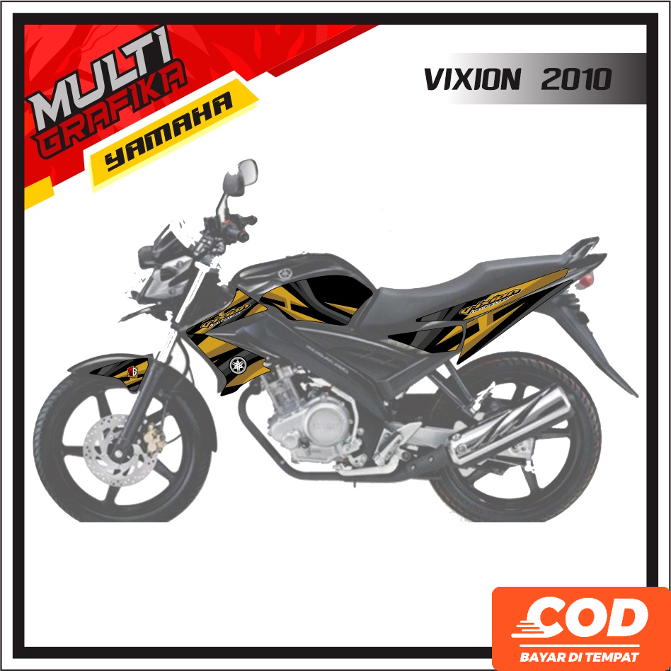 Jual Striping VIXION Decal Motor Yamaha Old Sticker Lama Facelift Pertama 2007 2008 2009 2010 ...