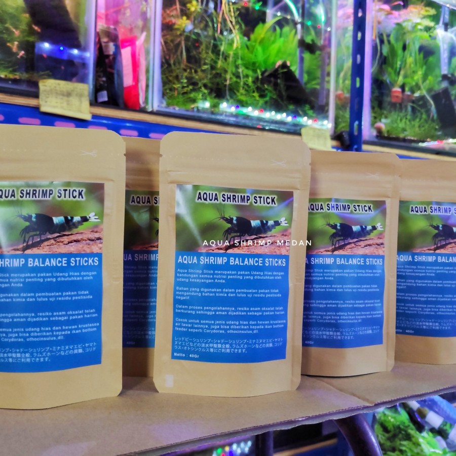 Jual Pakan Udang Hias AQUA SHRIMP STICK | Shopee Indonesia