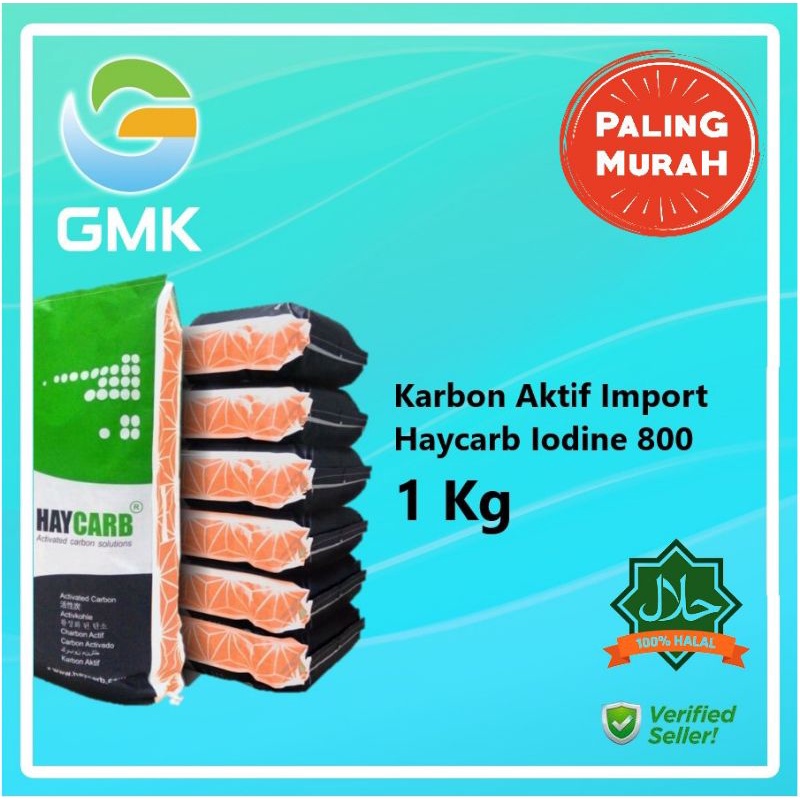 Jual Karbon Aktif Import Haycarb iodine 800 - 1 kg | Shopee Indonesia