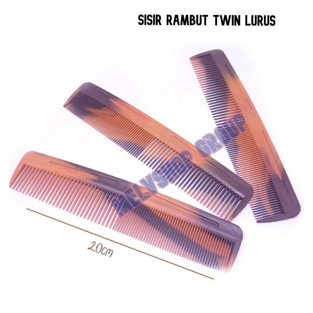 Jual SISIR RAMBUT TWIN LURUS / SISIR TWIN COKLAT / BEAUTY COMB | Shopee ...