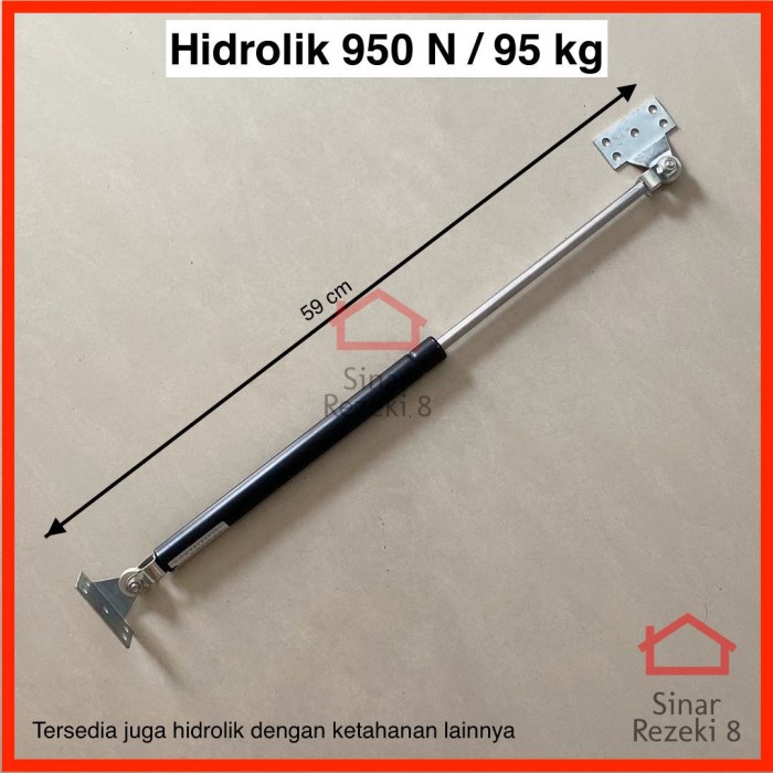 Jual Hidrolik Gas Spring 950N 95 Kg Pintu Ranjang Tempat Tidur Jendela ...