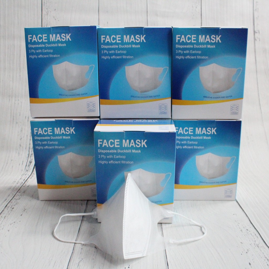 masker duckbill 3play kemenkes face mask/masker duckbill import ...