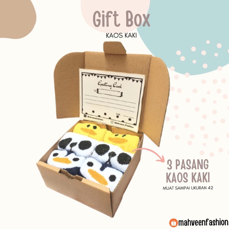 Jual GIFT BOX LUCU / HAMPERS BOX / HAMPERS KAOS KAKI/ KADO PRIA / GIFT ...