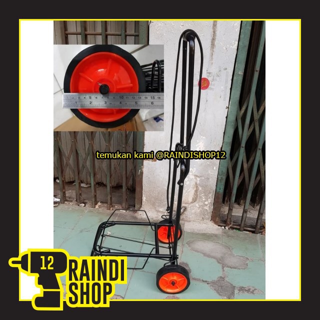 Jual WA356 TROLI LIPAT 60KG RODA BESAR 14CM TROLY TROLEY TROLLEY LIPAT ...