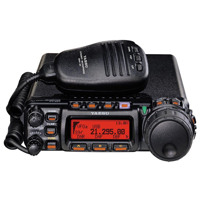 Jual Yaesu FT-857D HF VHF UHF Rig Mobil 100W Ori Baru Garansi FT857 FT ...