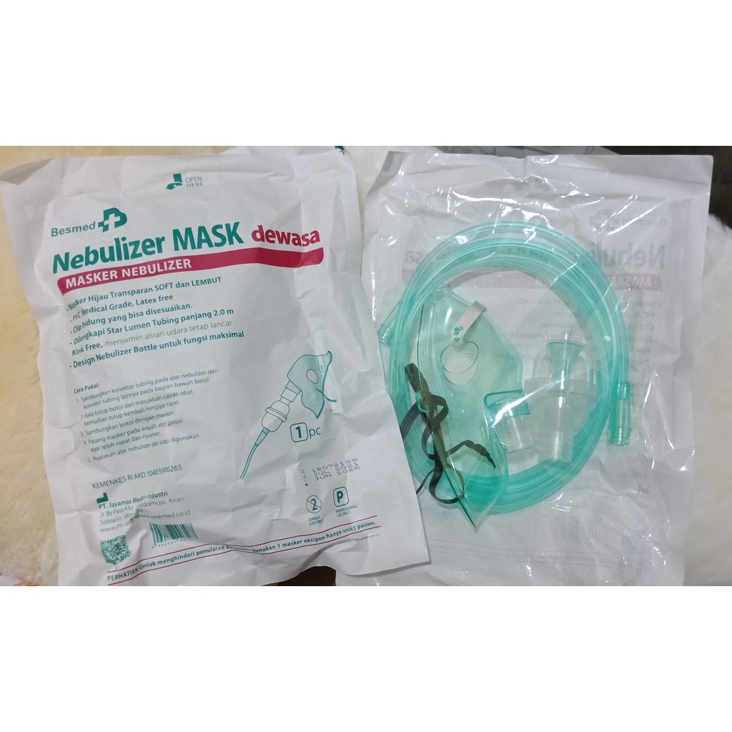 Jual Masker Nebul Dewasa / Masker Nebulizer Anak , Nebulizer , Masker ...