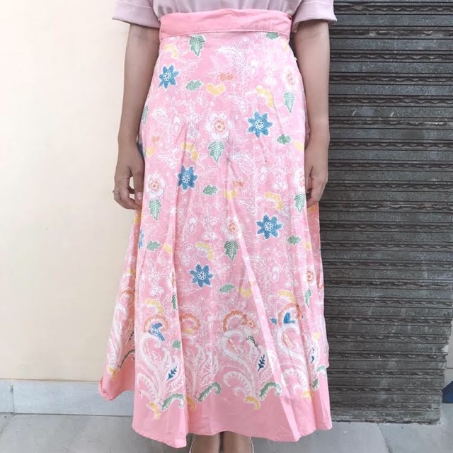 Jual Rok lilit pink batik | Shopee Indonesia