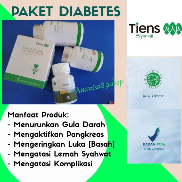 Jual PAKET DIABETES HERBAL TIENS | Shopee Indonesia
