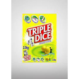 Jual TRIPLE DICE DETERGENT LEMON 4,5KG | Shopee Indonesia