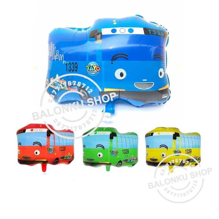 Jual Balon Foil Mobil Little Bus / Balon Little Bus / Balon Mobis Bus ...