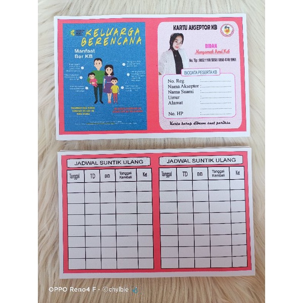 Kartu KB - Kartu Akseptor KB | Shopee Indonesia