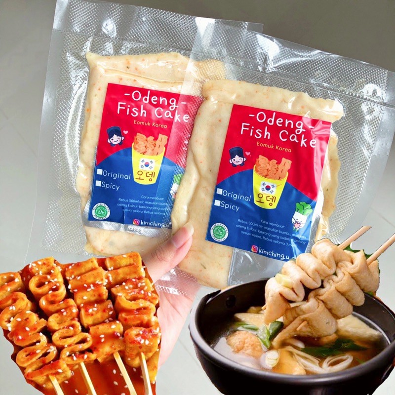 Jual Odeng Korea Instant Kimchingu Hotbar - 3 lembar Fish Cake Eomuk ...