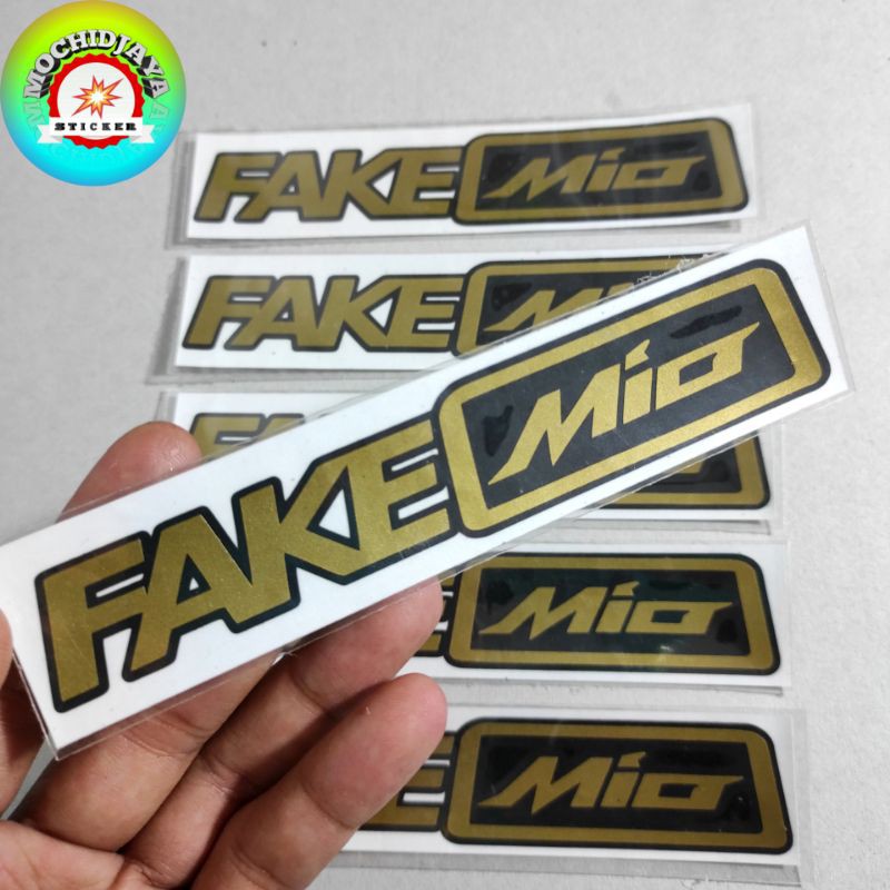 Jual Stiker cutting fake mio gold sticker fake mio terbaik | Shopee ...