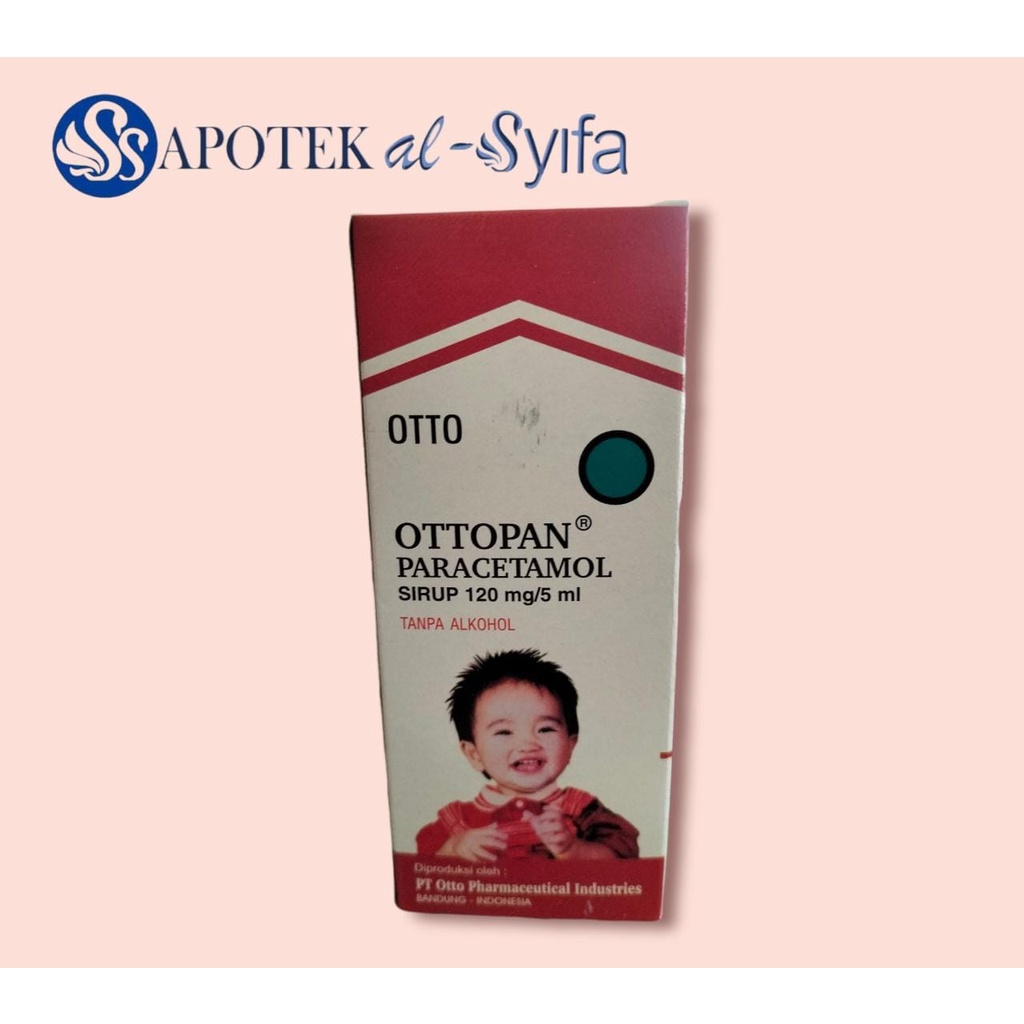 Jual Ottopan Paracetamol Sirup 60ml Kegunaan : meringankan rasa sakit ...