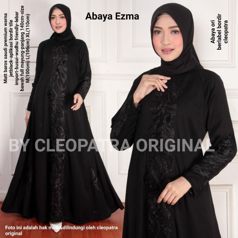 Jual Abaya Ezma by Cleopatra | Shopee Indonesia