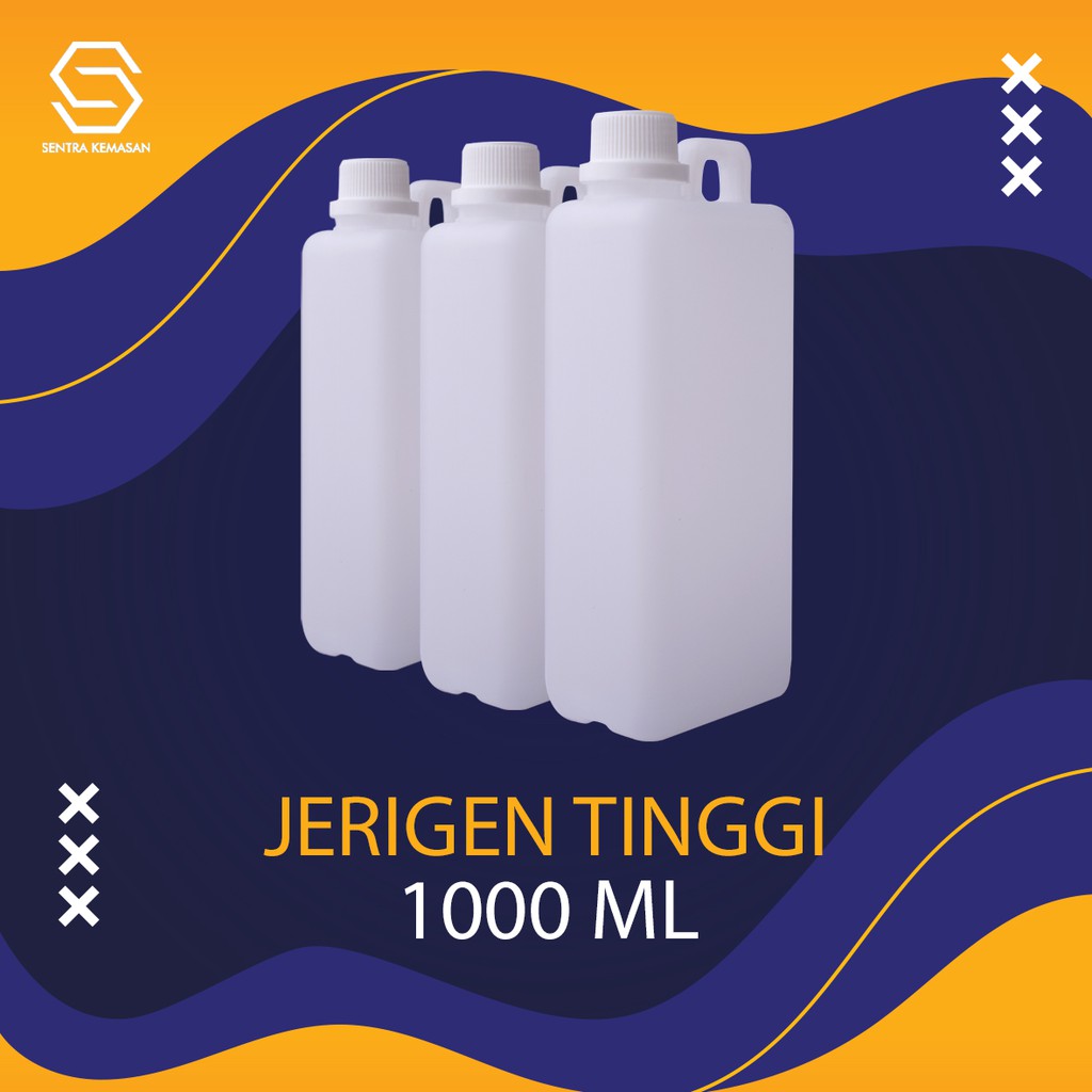 Jual Botol Plastik Jirigen 1lt (Tinggi) | Shopee Indonesia