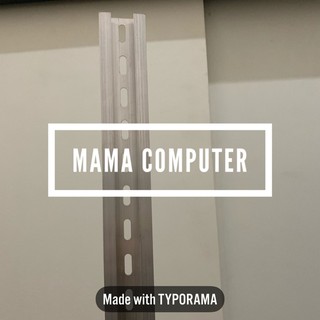 Jual Din Rail omega Rel Mcb 2 Fungsi Alumunium Rell MERK FORT | Shopee ...