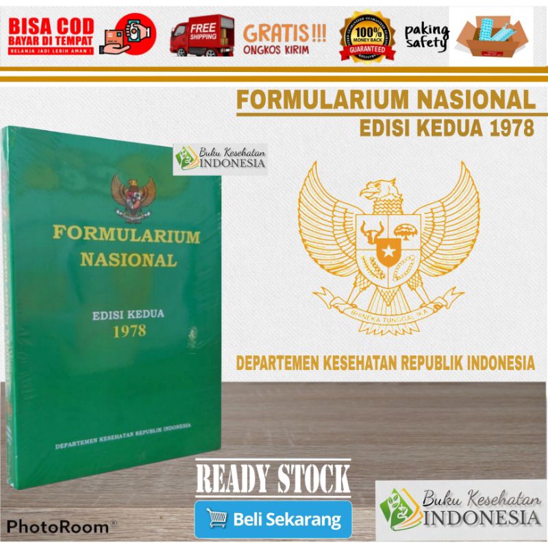 Jual FORMULARIUM NASIONAL EDISI KEDUA 1978 pelengkap FORNAS ISO OBAT ...