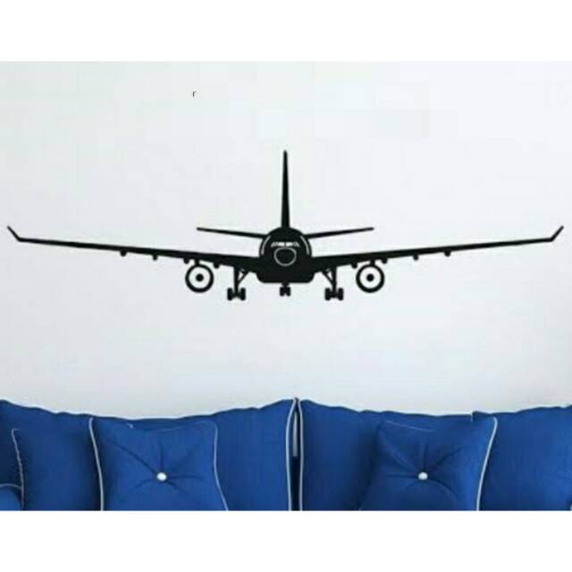 Jual Stiker Pesawat Airborne A330 Mobil Kaca Keren Decal Sticker ...