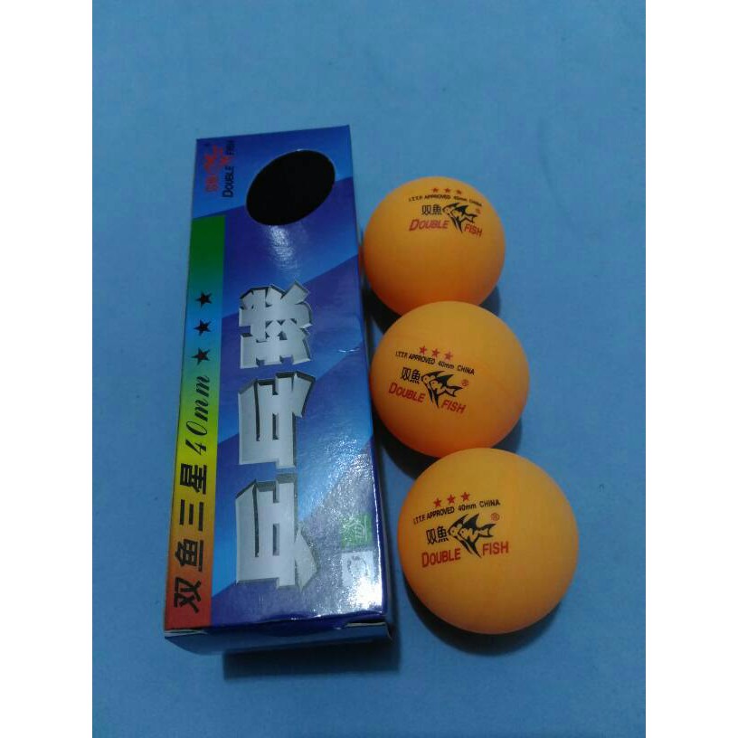 Jual Bola Pimpong Tenis Meja DOUBLE FISH 3 STAR ORIGINAL | Shopee Indonesia