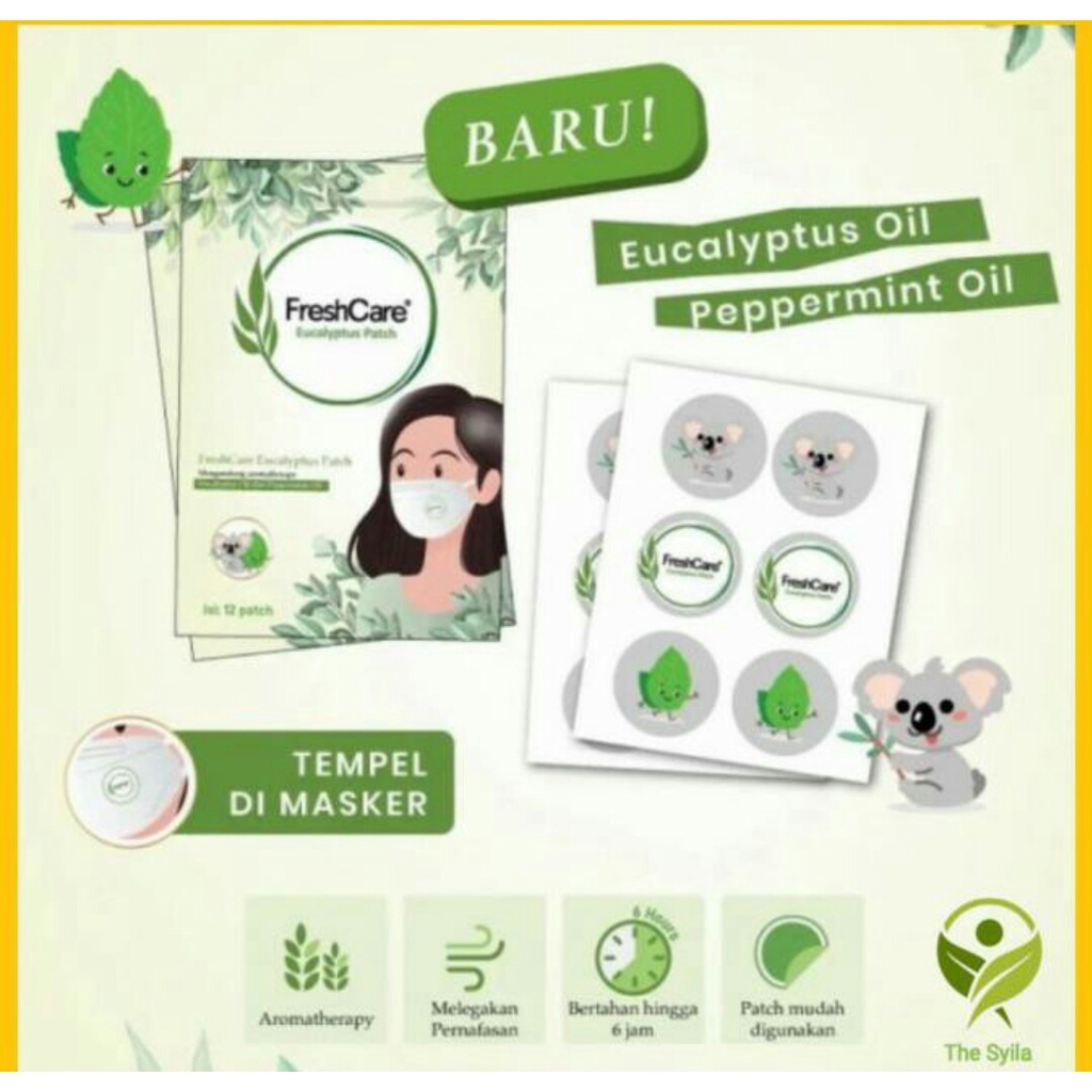 Jual FRESHCARE Eucalyptus Patch (12 patch) | Shopee Indonesia