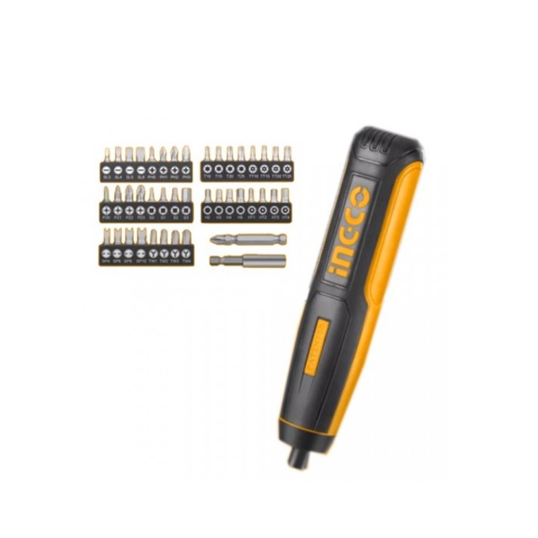 Jual Obeng Listrik Mini Kecil Cordless Screwdriver 4V INGCO CSDLI0403 ...