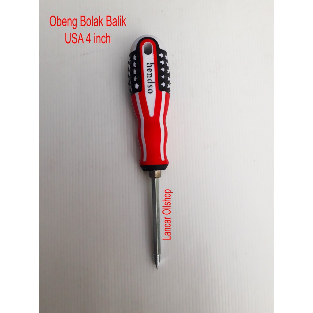 Obeng Bolak-Balik USA 4 inch / Track / Obeng Min Plus / Obeng Multi ...