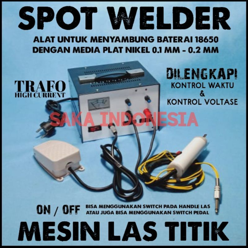 Jual MESIN LAS TITIK RAKITAN SPOT WELDER Indonesia|Shopee Indonesia