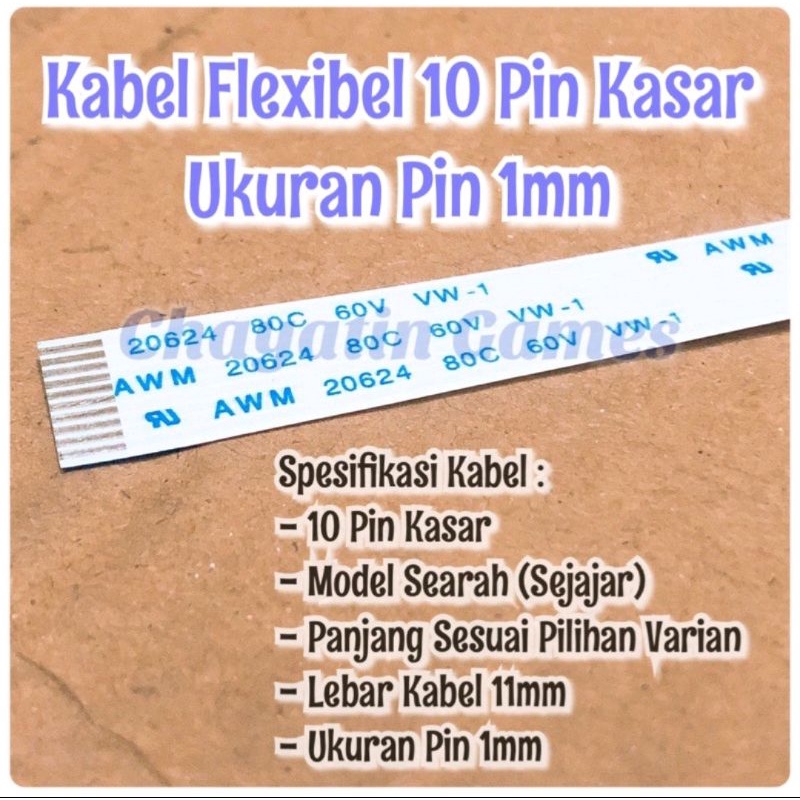 Jual Kabel Flexibel 10 Pin Kasar Searah Panjang Varian Ukuran Pin 1mm ...