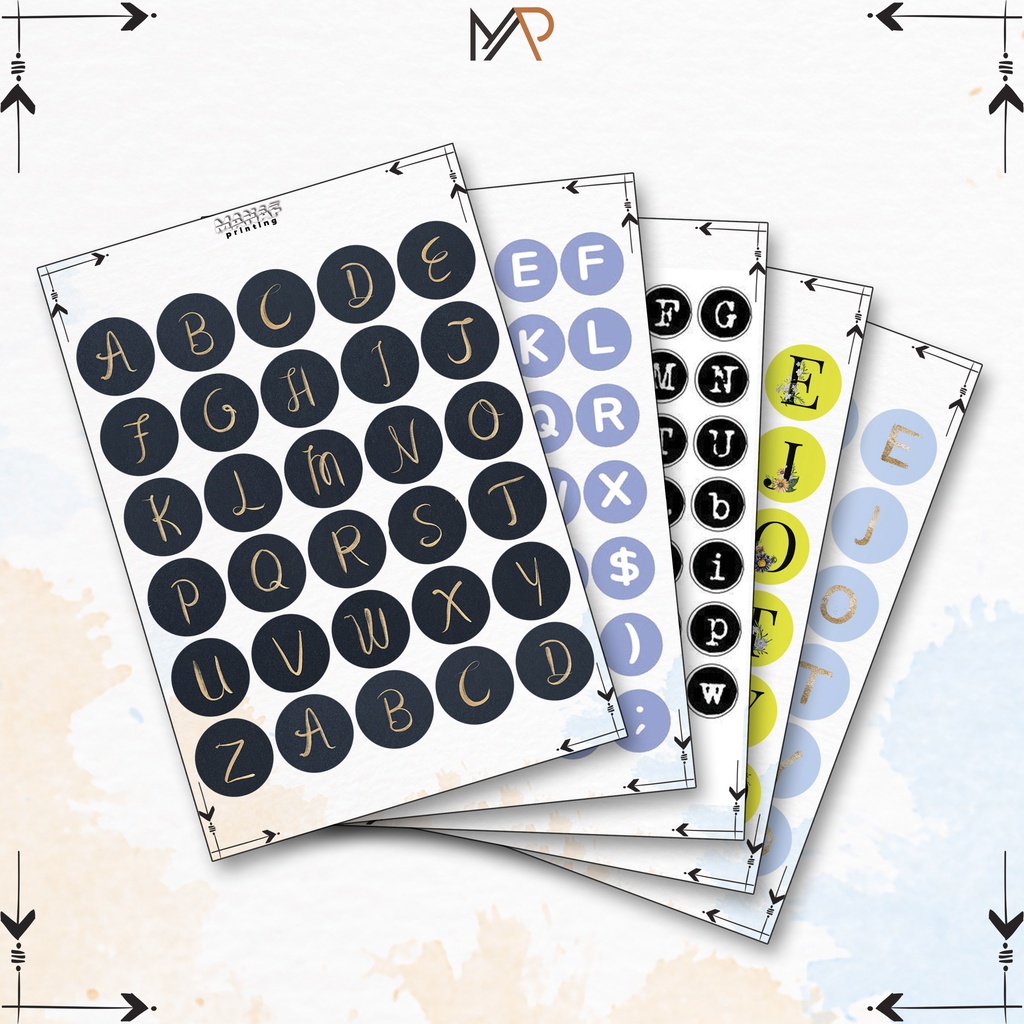 Jual Stiker Huruf Alphabet Cutting Sticker Buku Huruf Murah Sticker ...