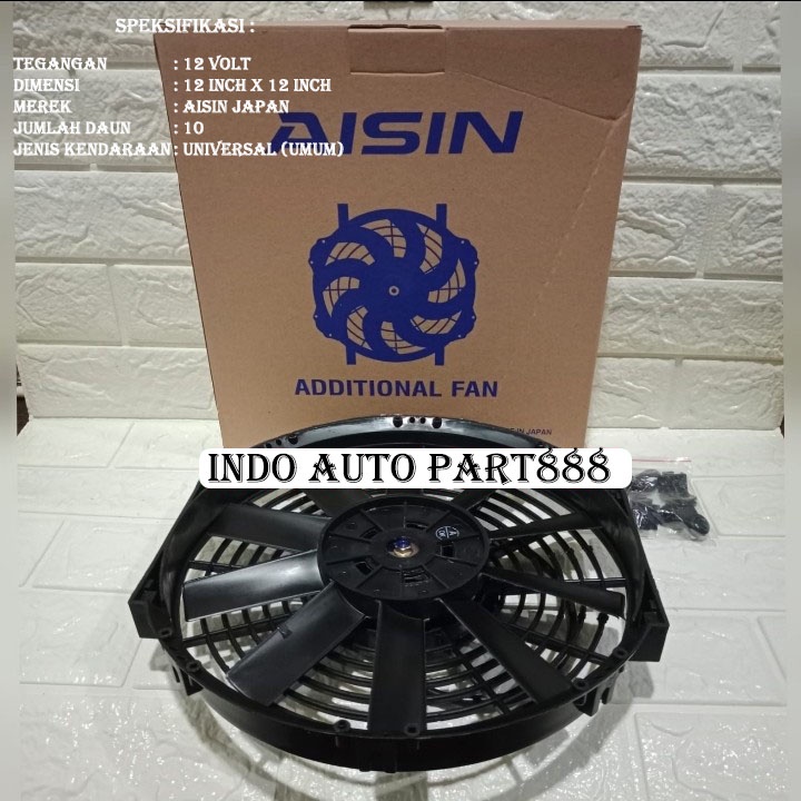 Jual Kipas Motor Extra Ekstra Fan Radiator Ac Mobil Universal 12v ...