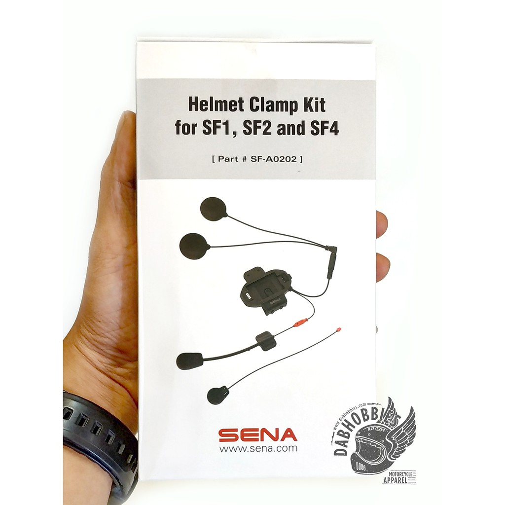 Motorcycle Helmet Communication Accessories Sena Helmet Clamp Kit ...