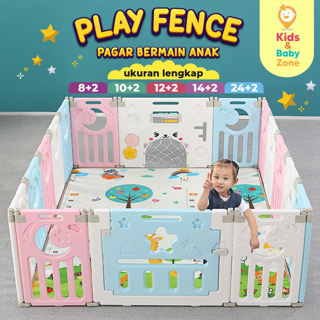 Jual KBZ Pagar Anak Pagar Bayi BabyFence Import Kokoh Bisa Dilipat ...