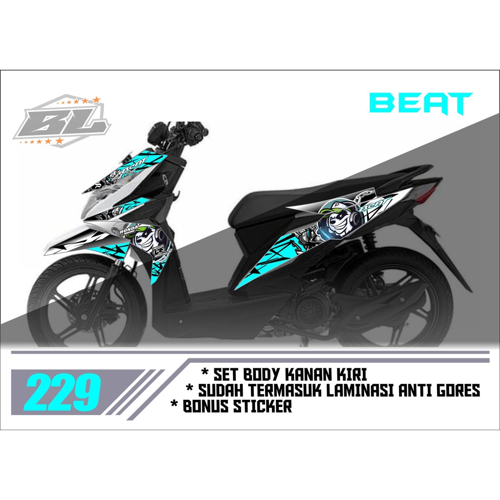 Jual STRIPING BEAT VARIASI STIKER BEAT FI NEW 2016-2019 VARIASI ...